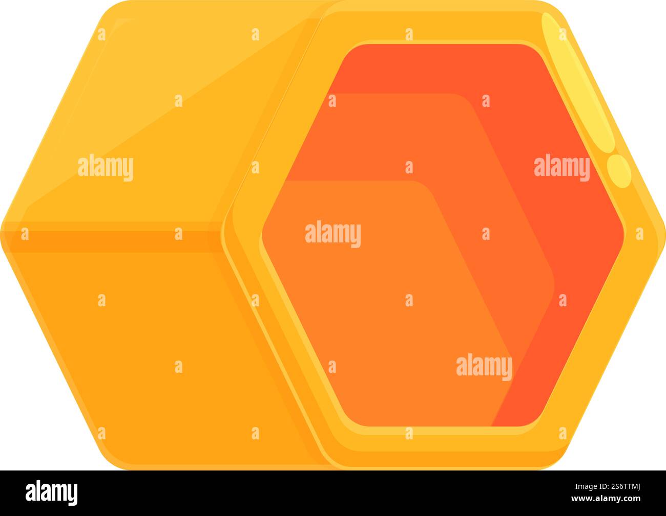 Full honey comb icon cartoon vector. Bee nectar. Gold liquid. Full ...