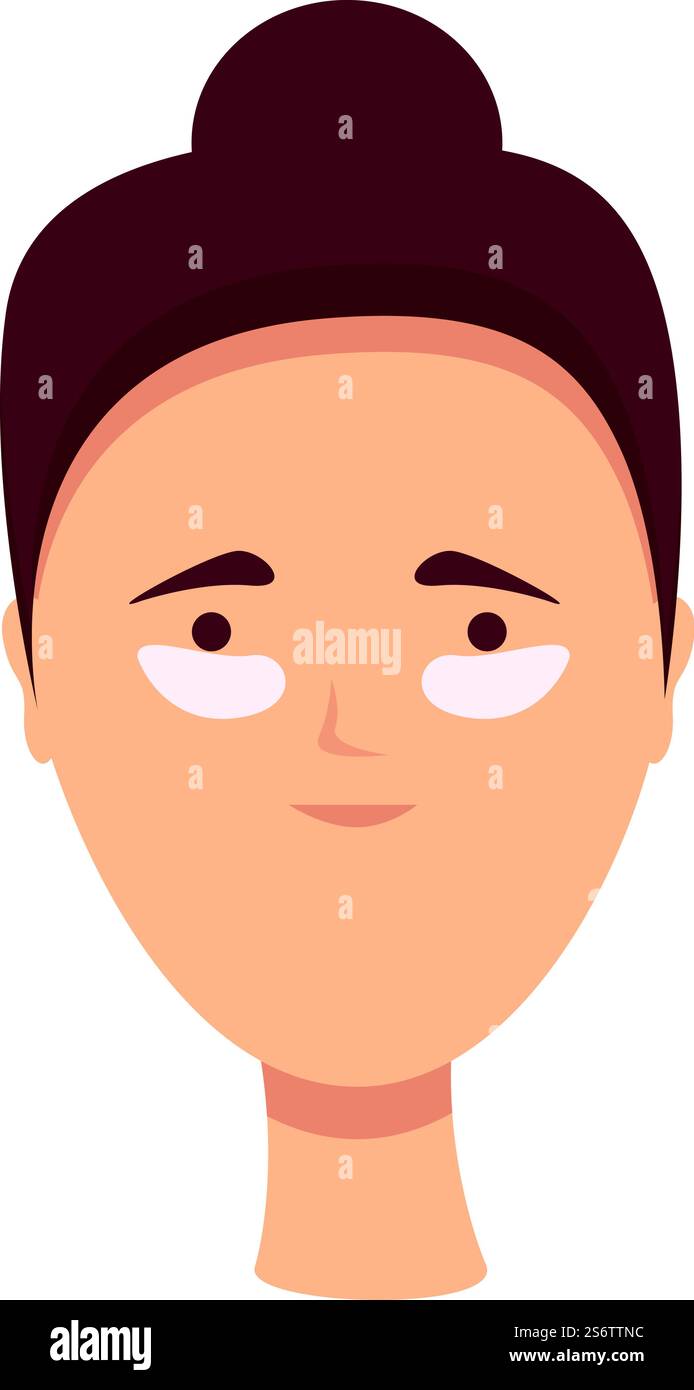 Cosmetic eyelash icon cartoon vector. Face care. Facial skincare ...
