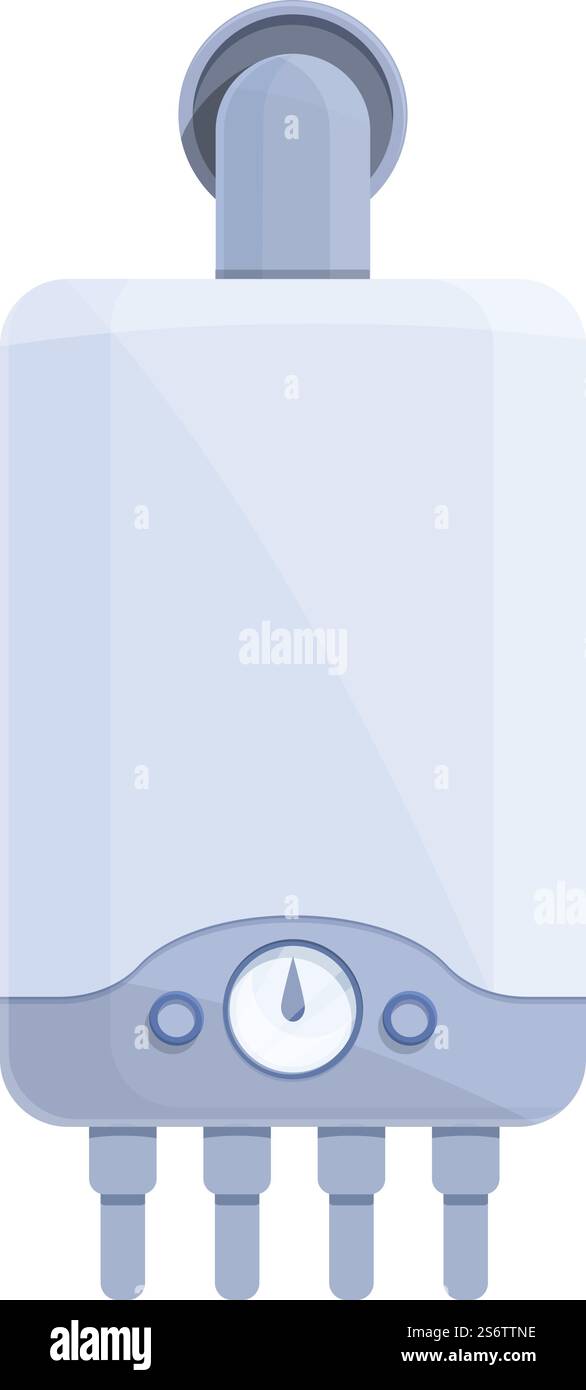 Electric gas boiler icon cartoon vector. House heater. Home water ...