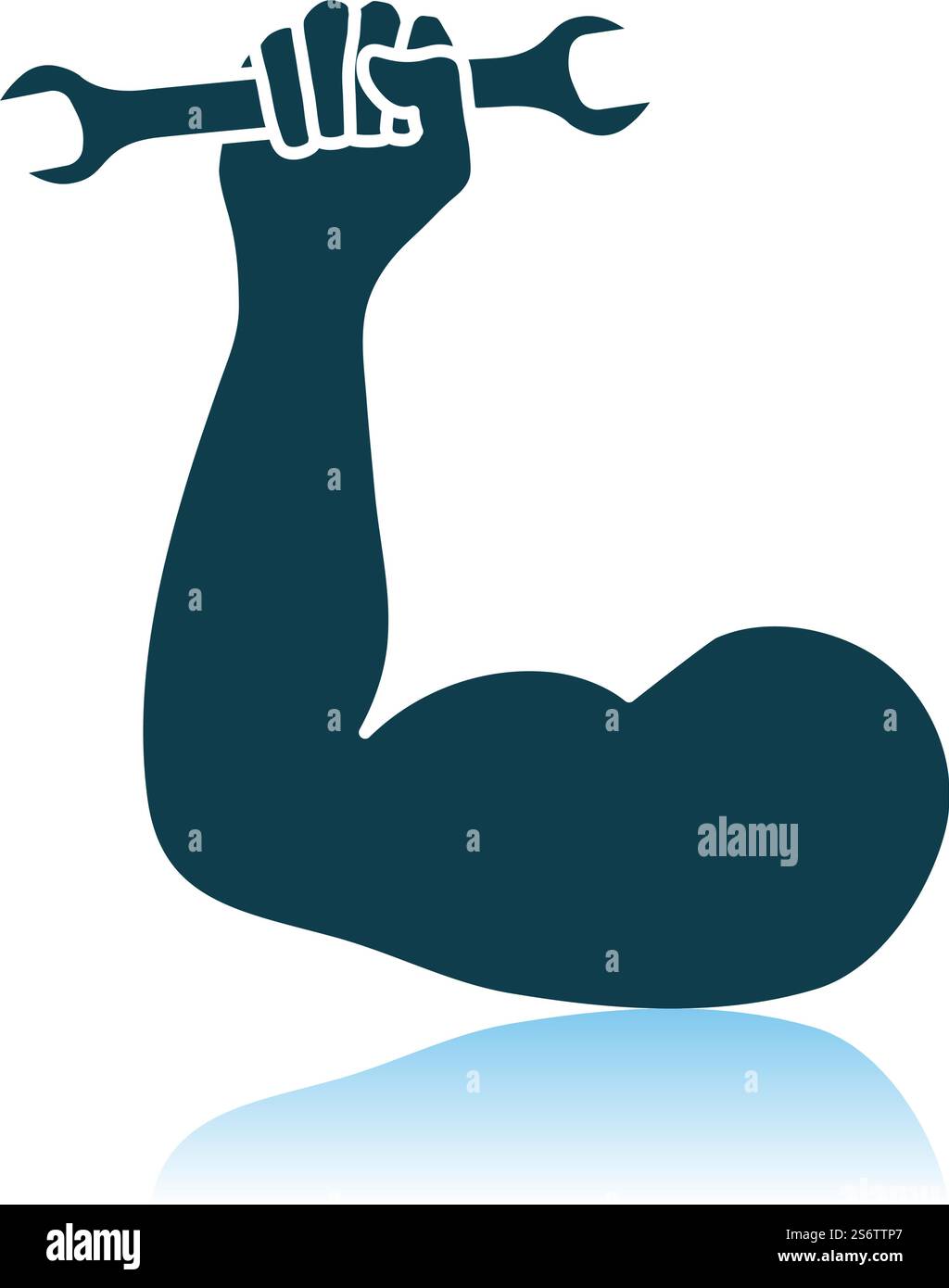 Labor Day Icon. Shadow Reflection Design. Vector Illustration Stock ...