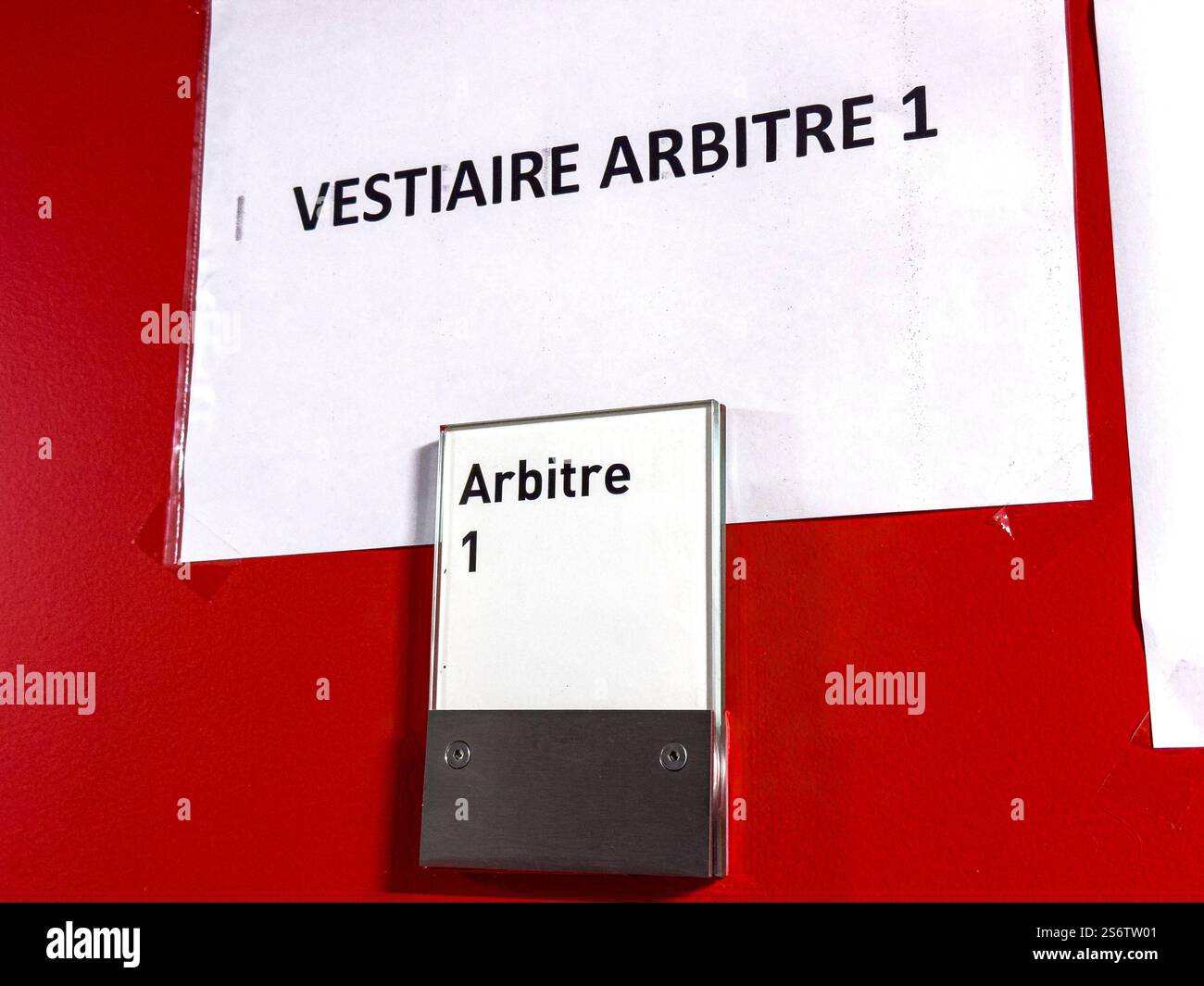 Referee's changing room Stock Photo - Alamy