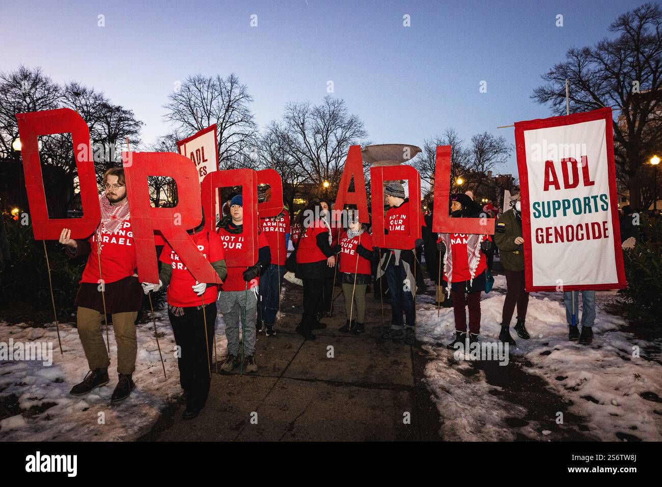 Washington Dc, Washington Dc, USA. 17th Jan, 2025. Members of Jewish ...