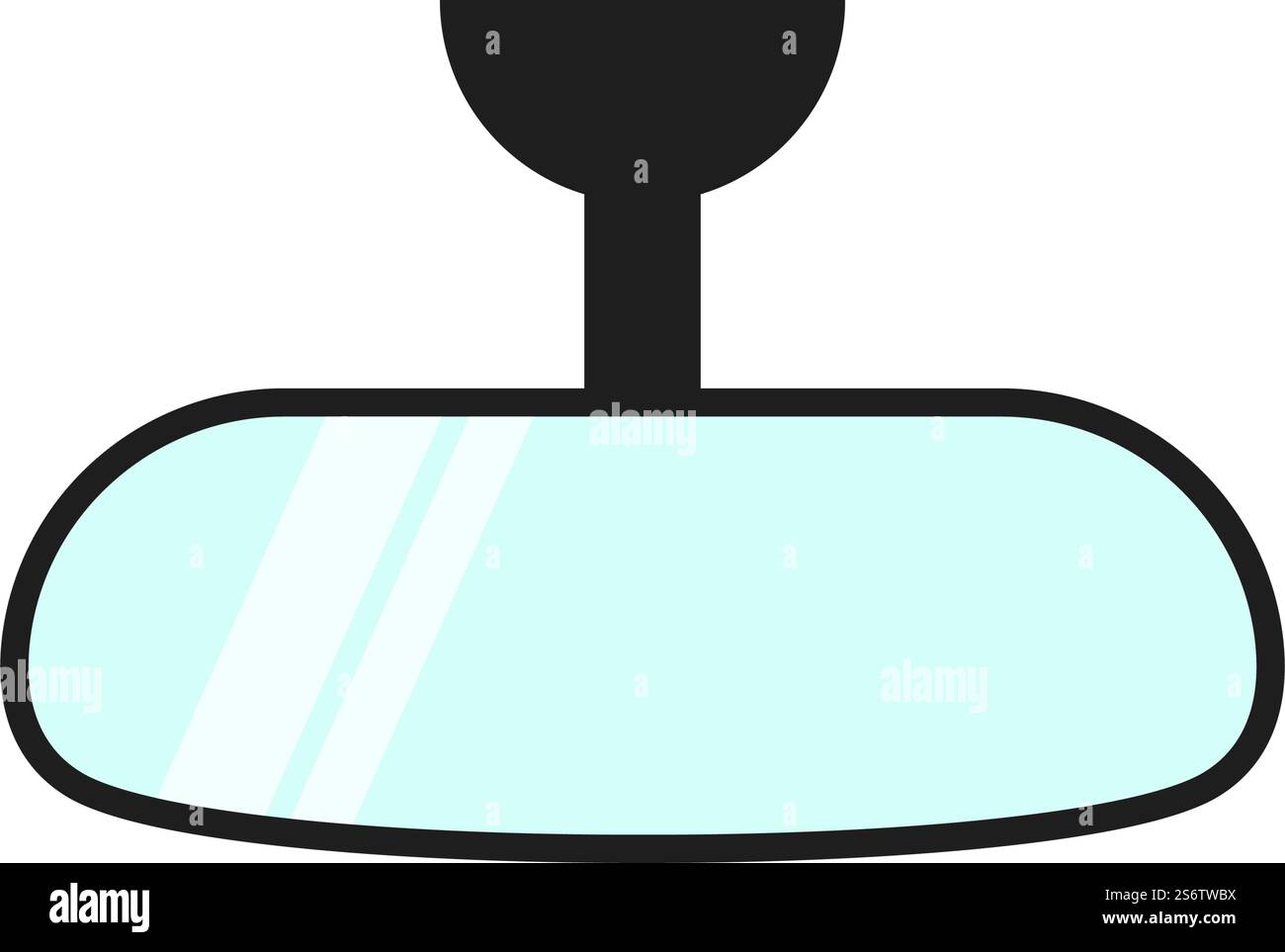 Rear view mirror vector illustration Stock Vector Image & Art - Alamy