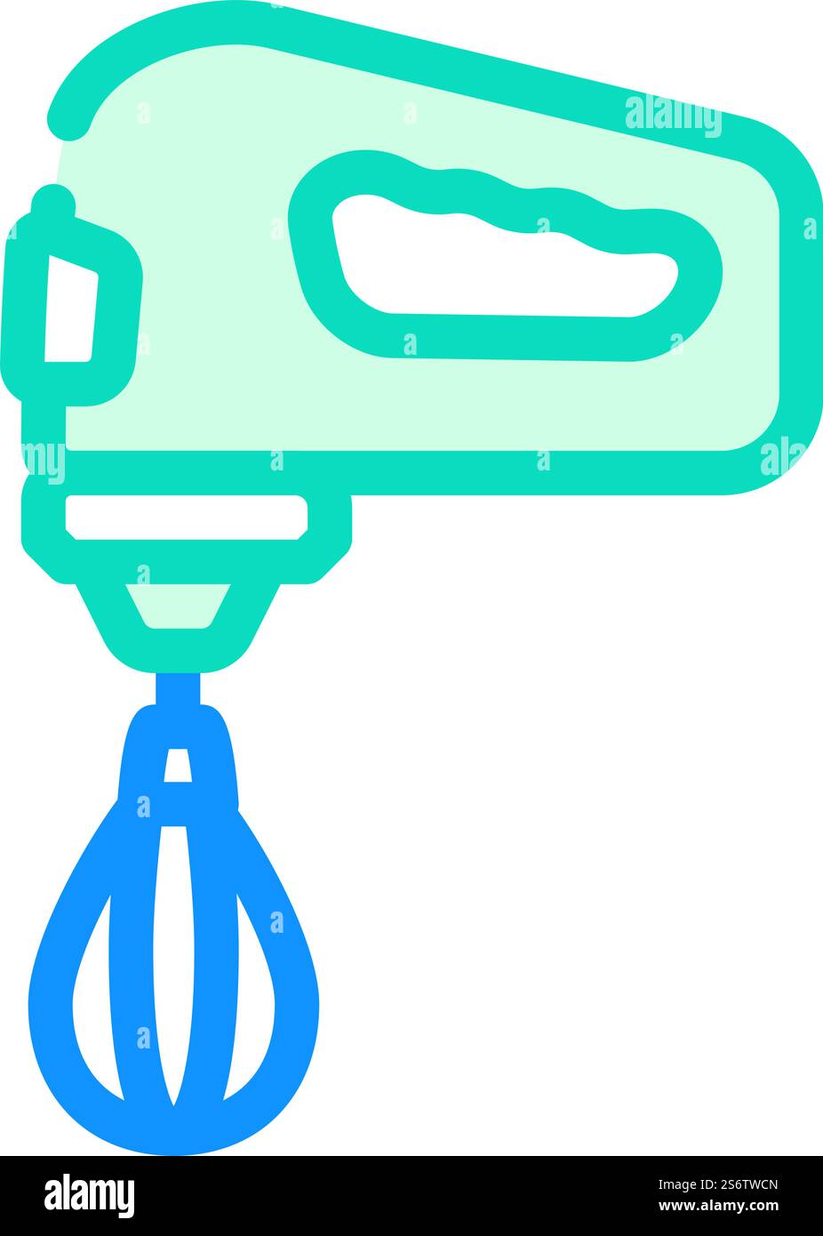 mixer beating color icon vector. mixer beating sign. isolated symbol ...