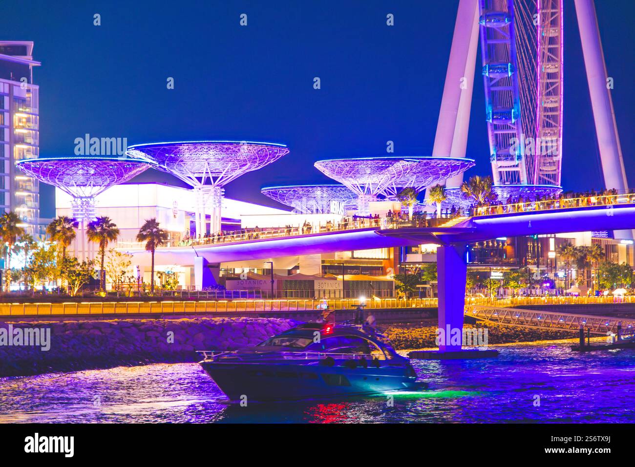 Middle East, United Arab Emirates, Dubai. Dubai Eye, tourist attraction ...