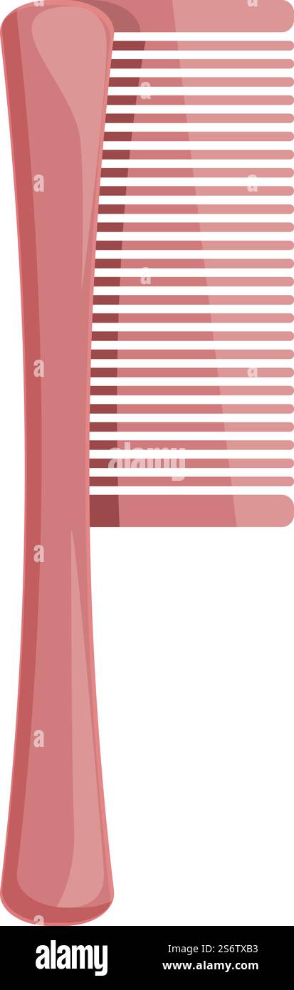 Hair comb icon cartoon vector. Hairbrush barber. Shape care. Hair comb ...