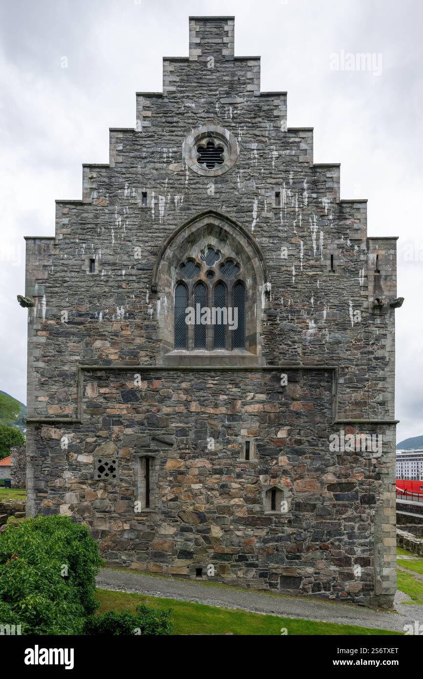King Hakon Hall Museum in Bryggen - Hanseatic wharf in Bergen, Norway ...