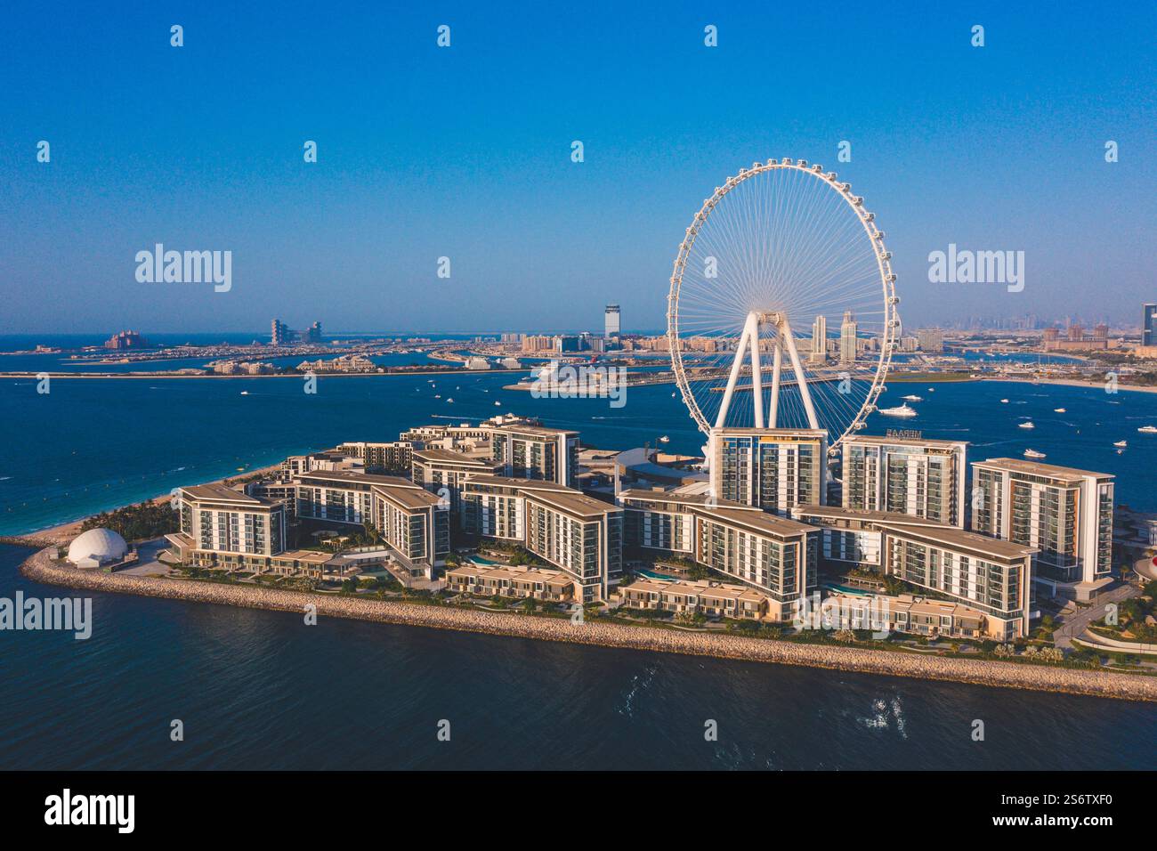 Middle East, United Arab Emirates, Dubai. Dubai Eye, tourist attraction ...