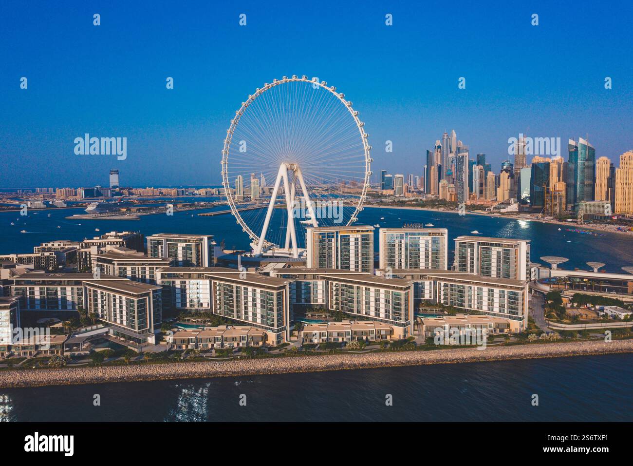 Middle East, United Arab Emirates, Dubai. Dubai Eye, tourist attraction ...