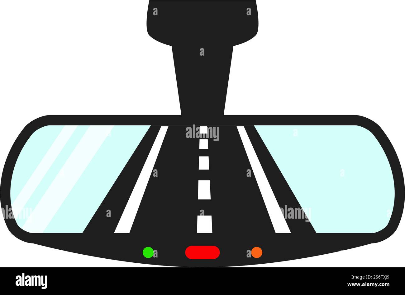 Rear view mirror vector illustration Stock Vector Image & Art - Alamy