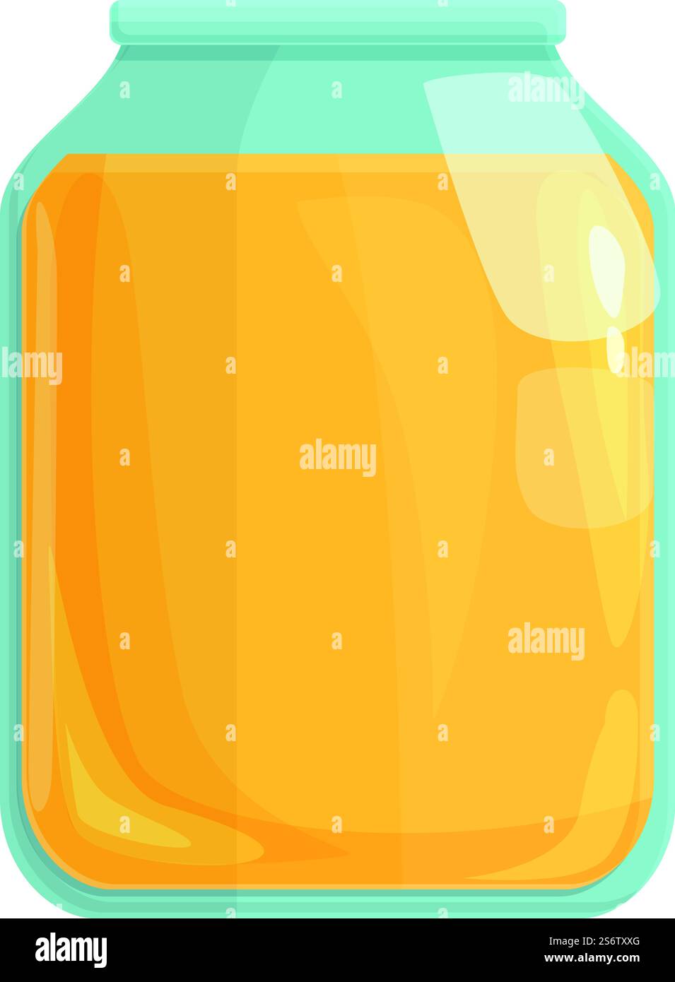 Full honey jar icon cartoon vector. Bee nectar. Food drip. Full honey ...