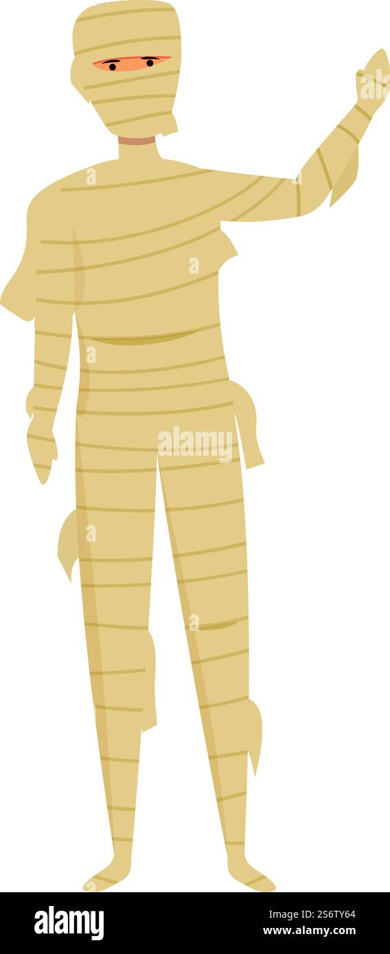 Mummy costume icon cartoon vector. Kid character. Party children. Mummy ...