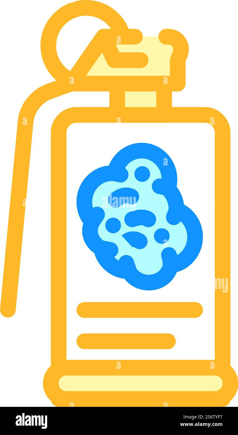 grenade weapon color icon vector. grenade weapon sign. isolated symbol ...