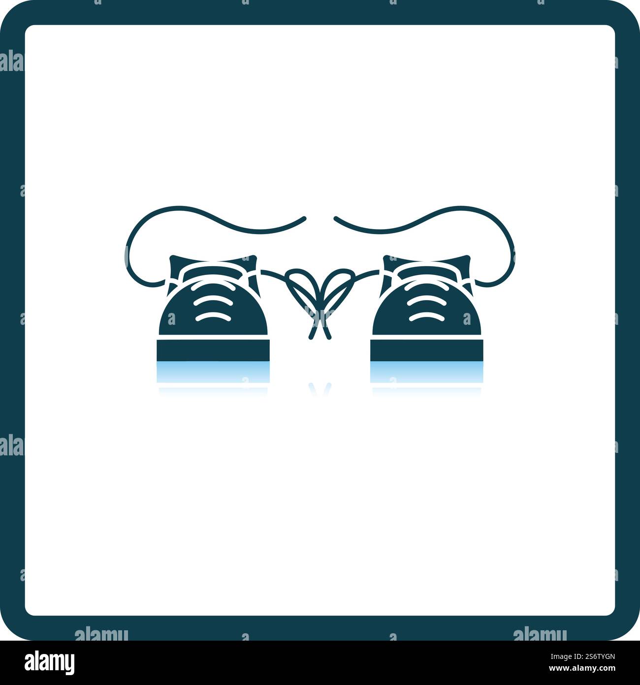 April Fool’s Day Icon. Square Shadow Reflection Design. Vector ...