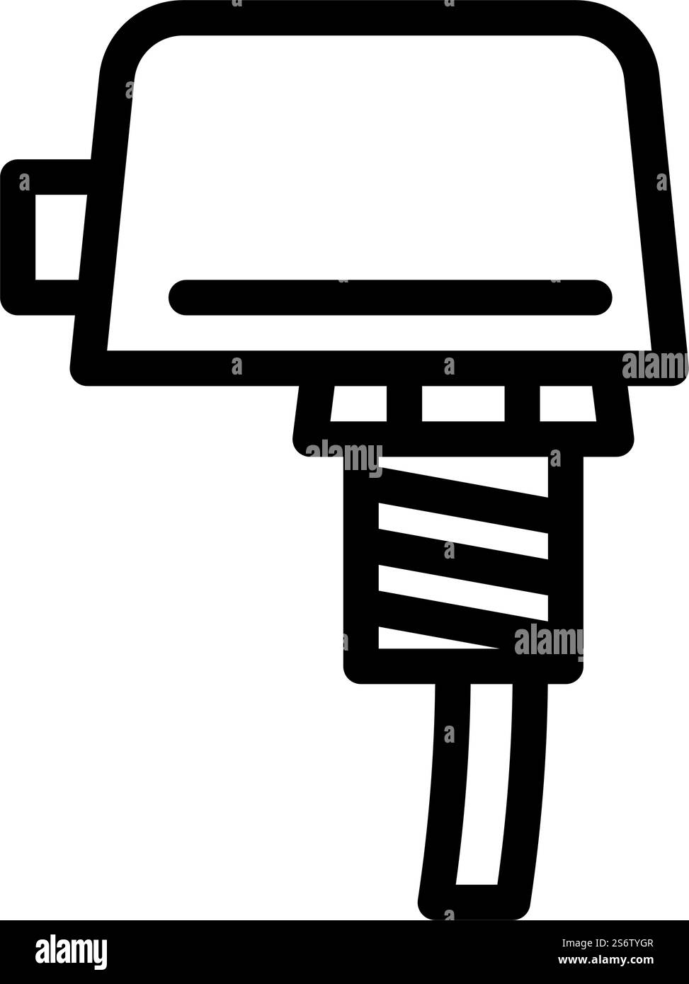 limit switch line icon vector. limit switch sign. isolated contour ...