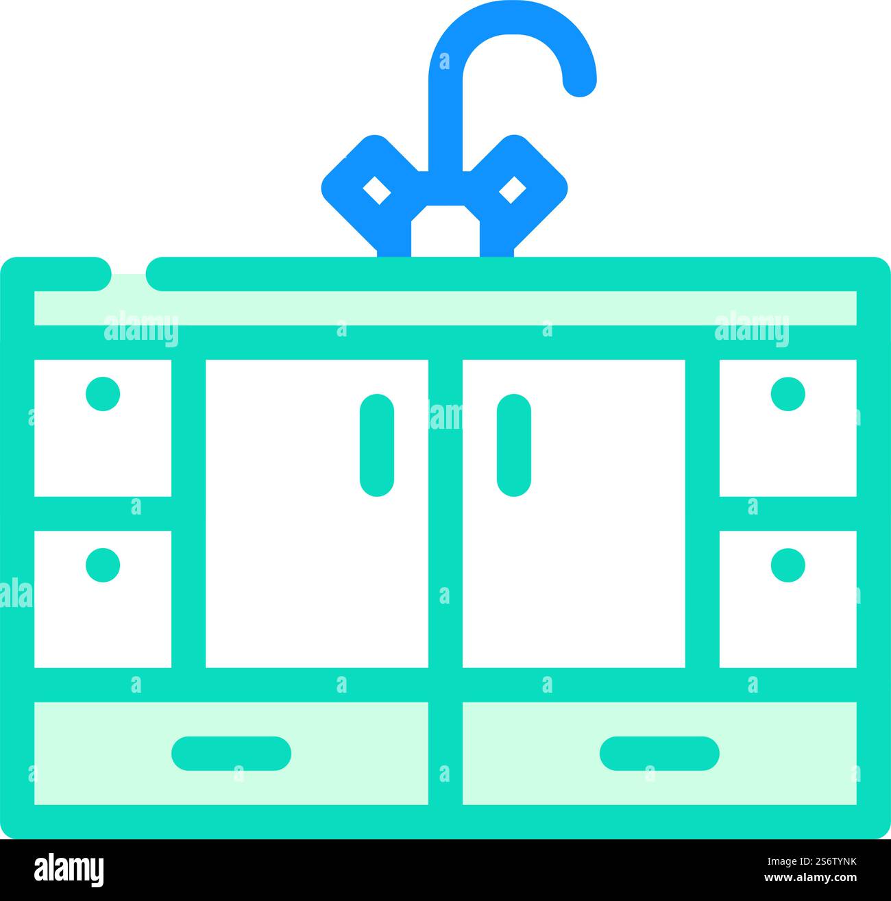 kitchen and bath cabinets color icon vector. kitchen and bath cabinets ...