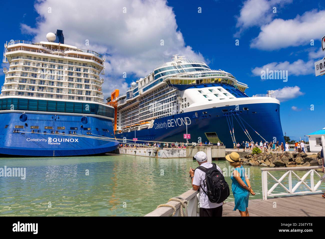 Antigua and Barbuda, West Indies, Antigua Island. St John's. Tourists ...