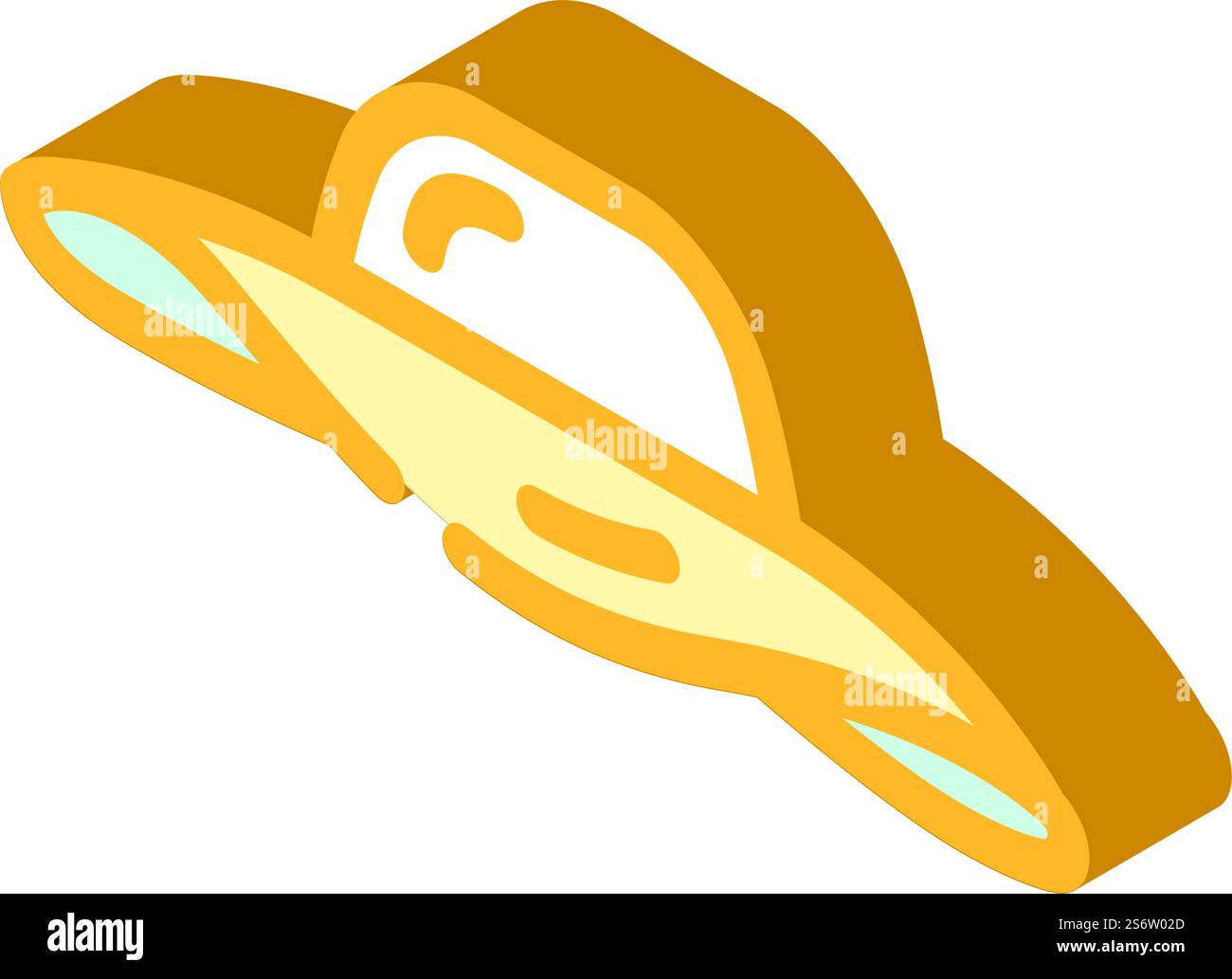 hat accessory isometric icon vector. hat accessory sign. isolated ...