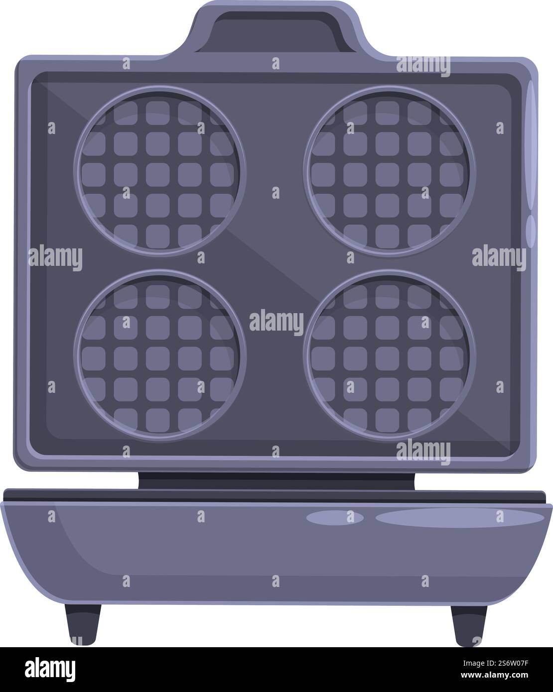 Mixer waffle maker icon cartoon vector. Iron machine. Cooker house ...
