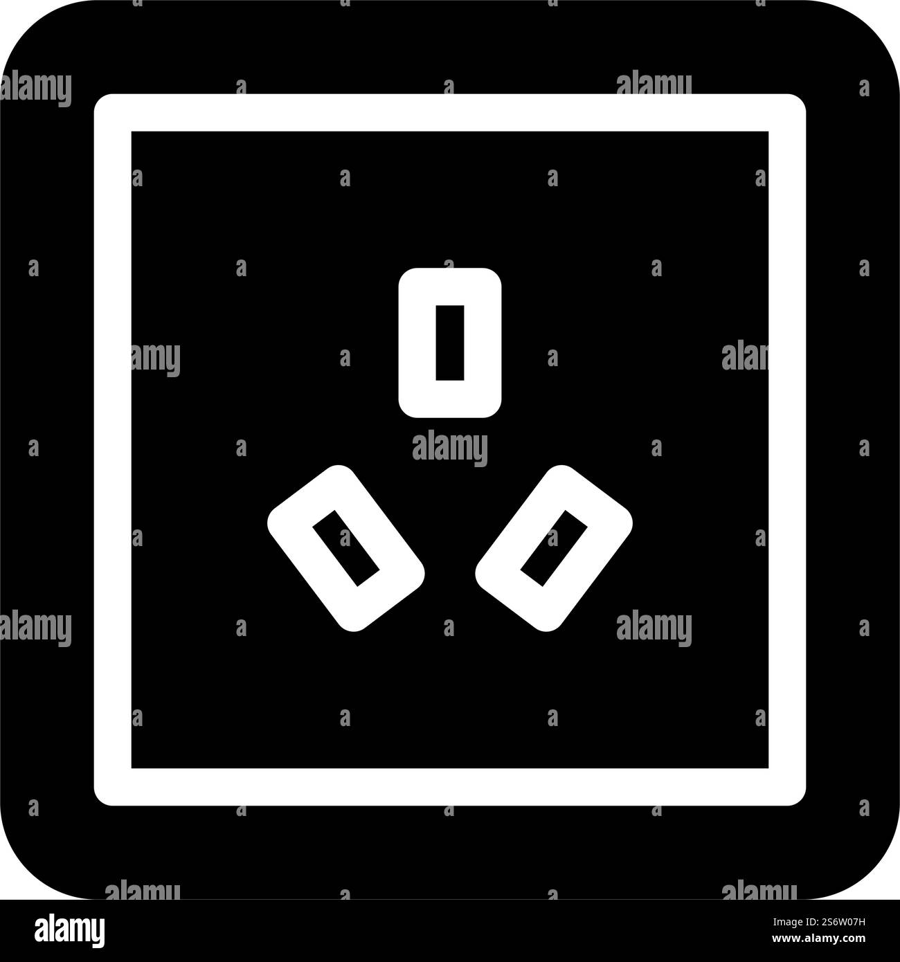 australia socket glyph icon vector. australia socket sign. isolated ...
