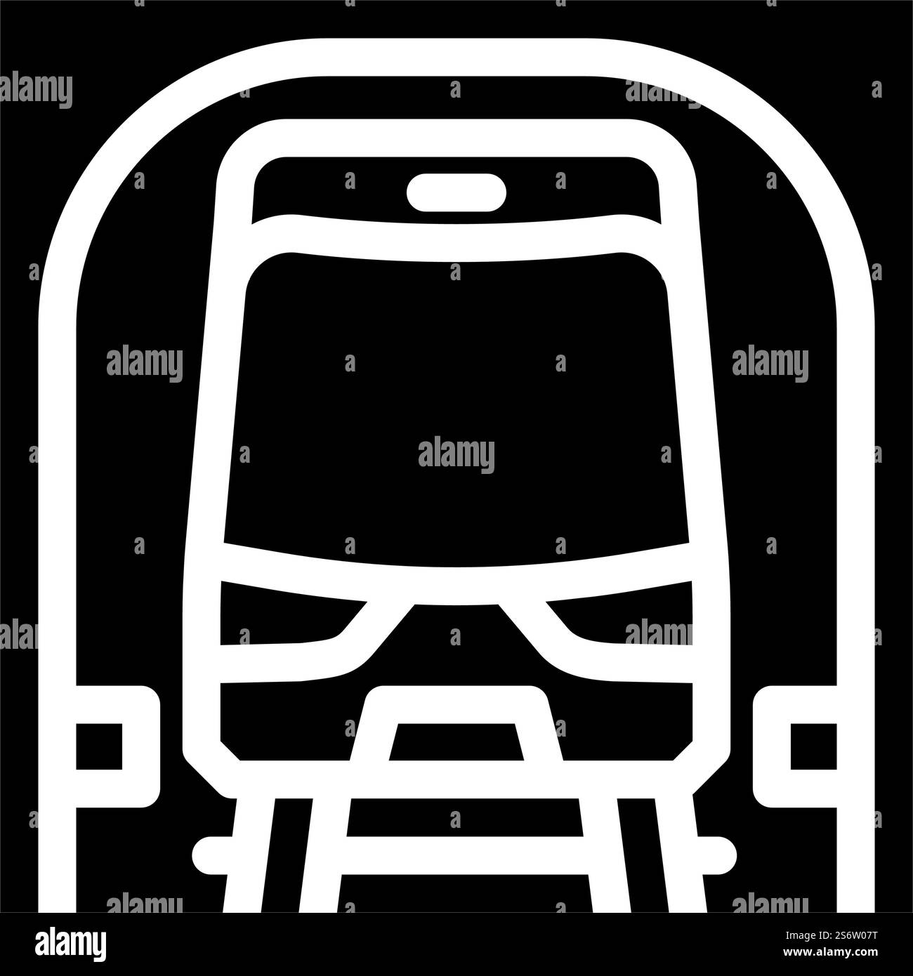 underground metro transport glyph icon vector. underground metro ...