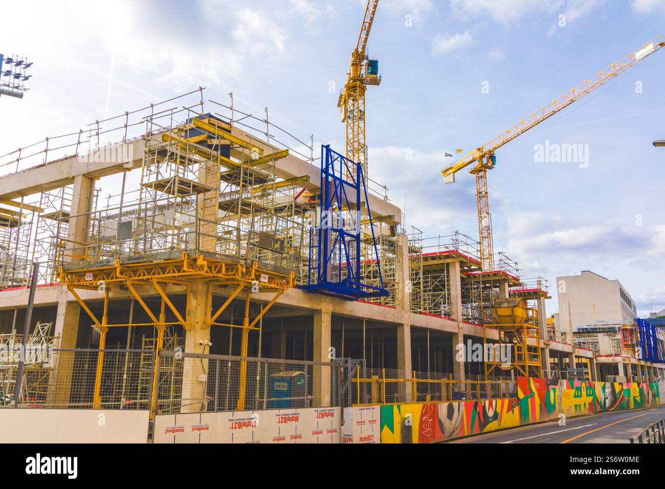 France, Ile de France, Seine-Saint-Denis, Saint-Ouen. Bauer stadium ...