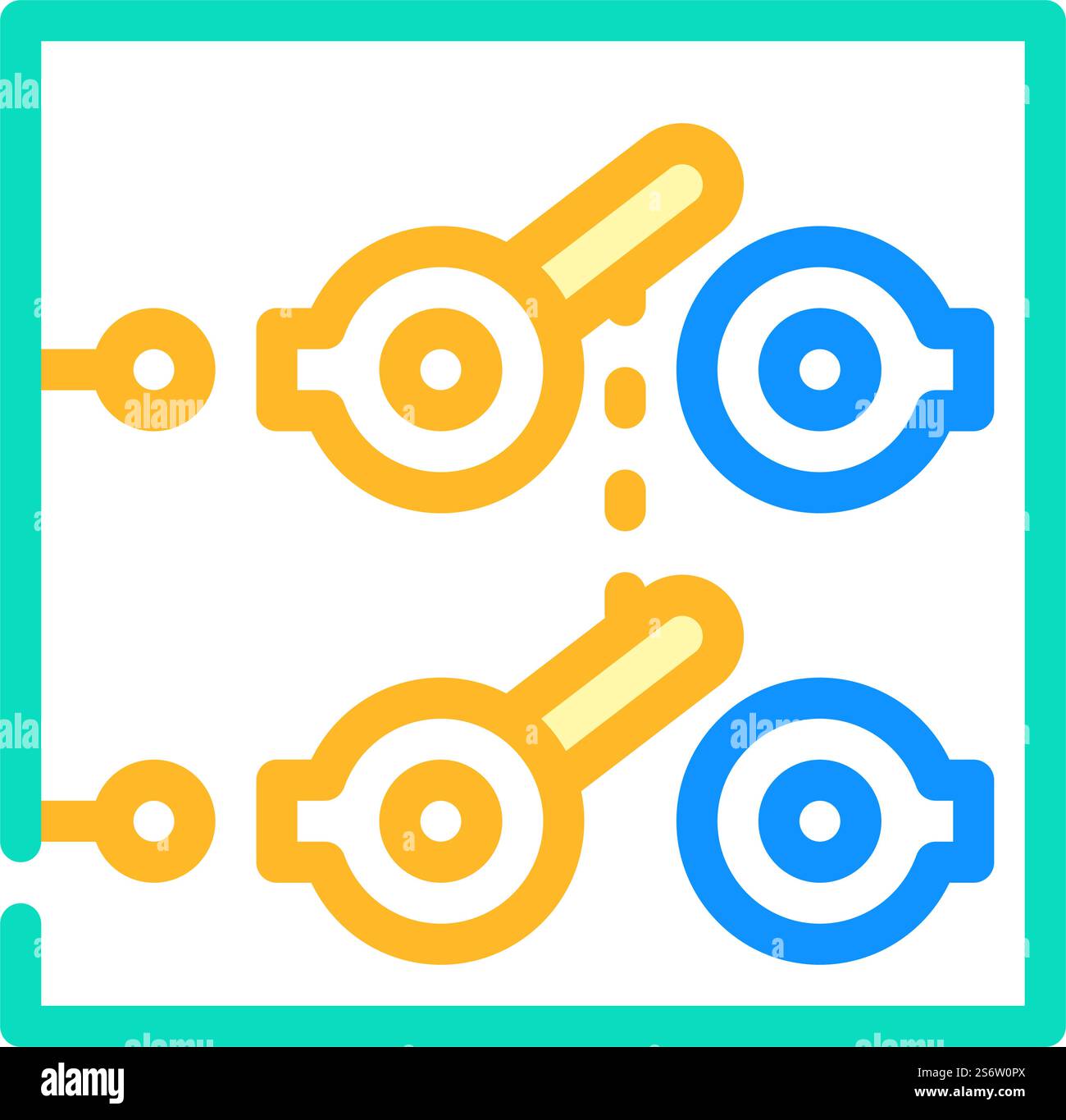 double pole single throw switch color icon vector. double pole single ...