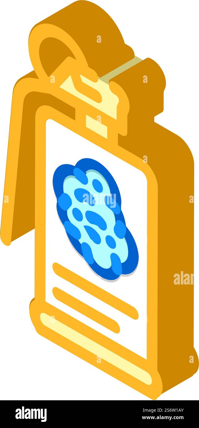 grenade weapon isometric icon vector. grenade weapon sign. isolated ...