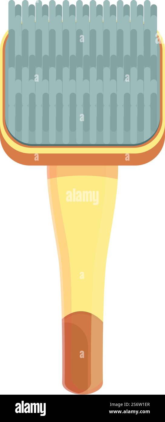 Steel dog brush icon cartoon vector. Pet shop. Food shop. Steel dog ...