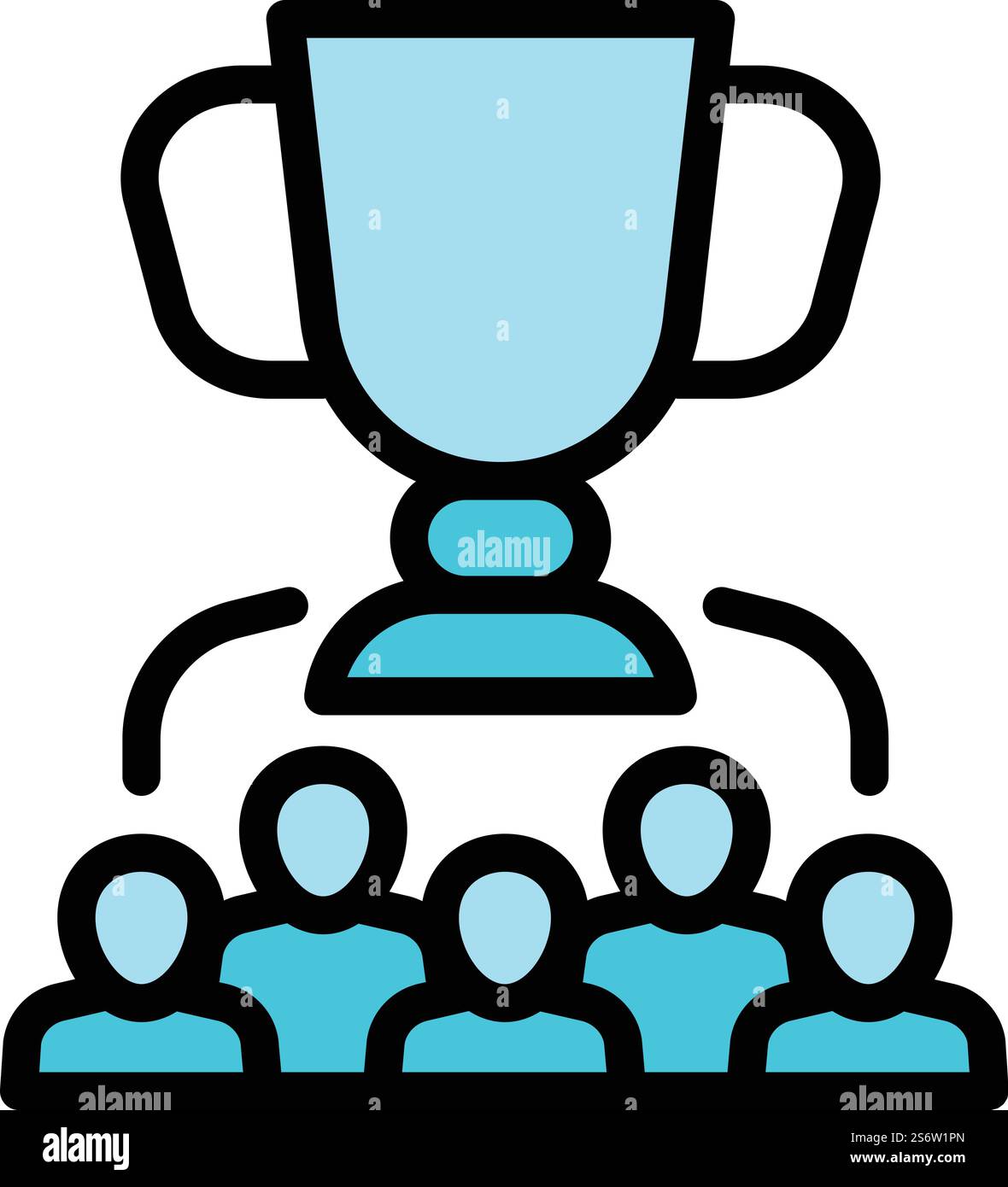 Company cup icon outline Stock Vector Images - Alamy