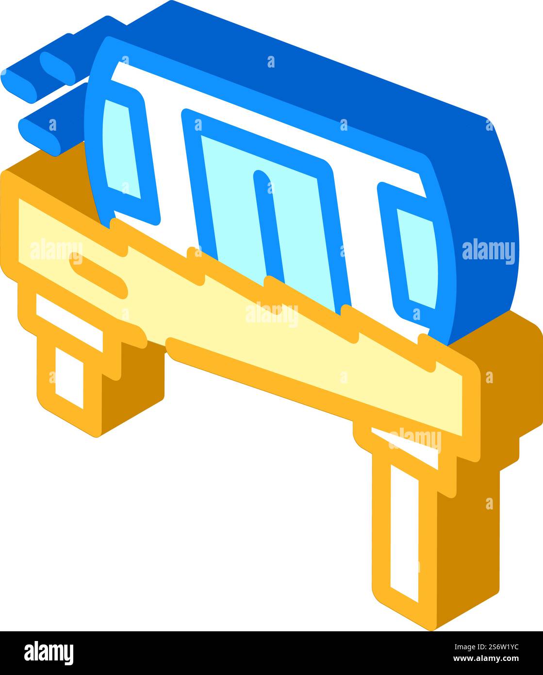 funicular transport isometric icon vector. funicular transport sign ...