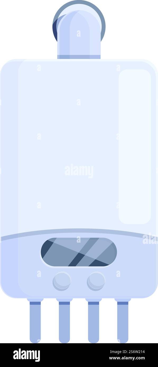 Gas boiler pump icon cartoon vector. Home water. Hot thermal. Gas ...