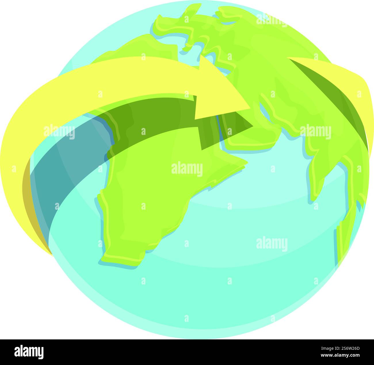 Europe globe tour icon cartoon vector. World travel. Map earth. Europe ...