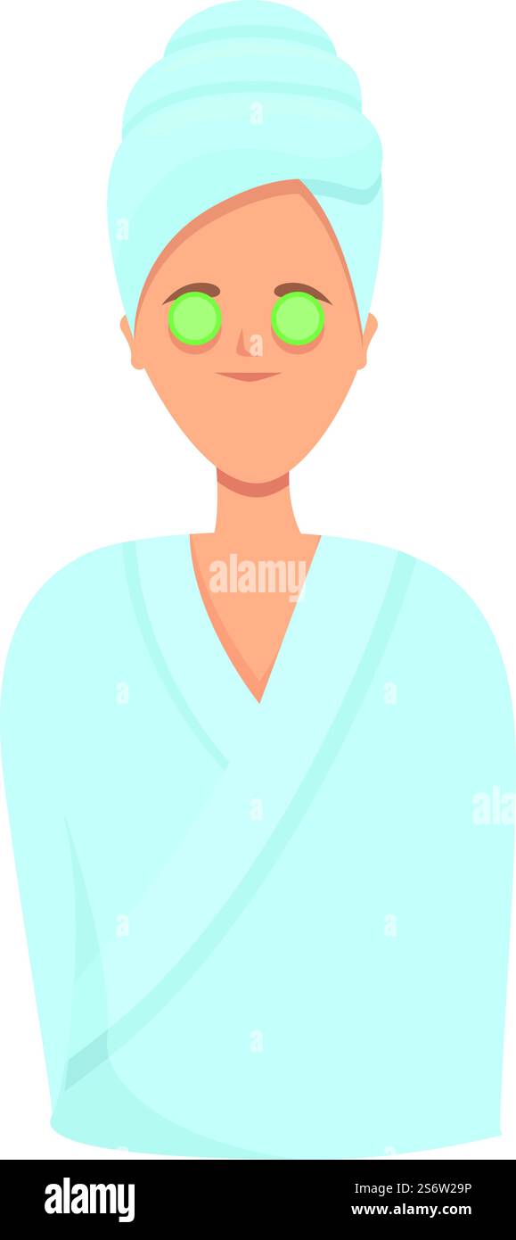 Anti-aging procedure icon cartoon vector. Cosmetic face. Skin care ...
