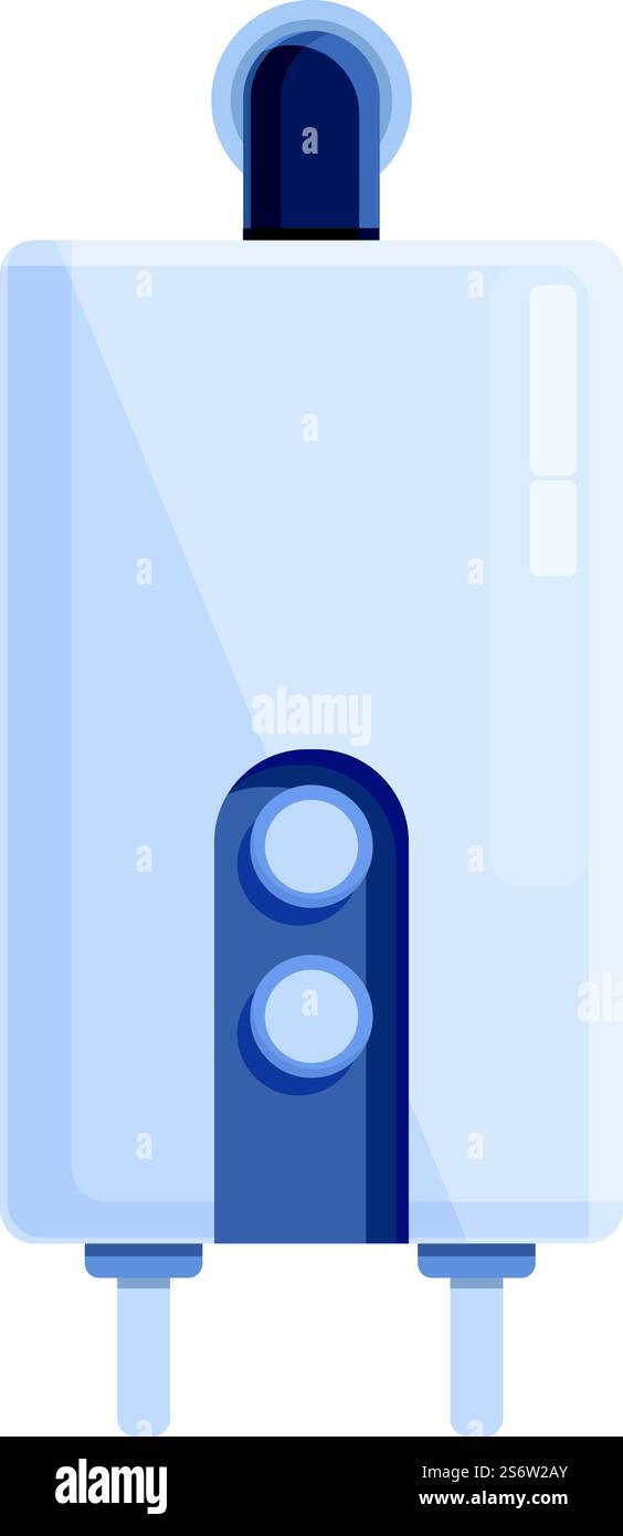 Thermal gas boiler icon cartoon vector. Home water. Furnace system ...