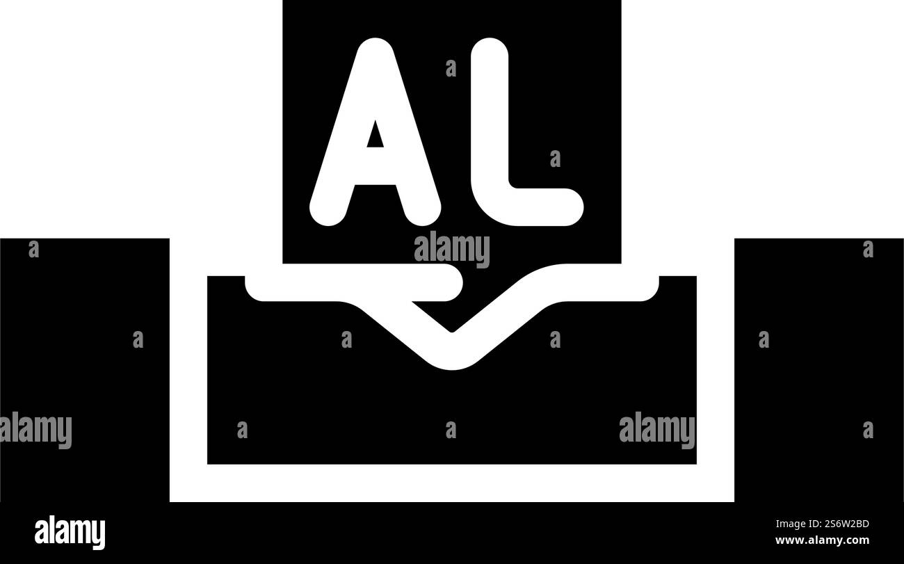 Aluminum Cable Glyph Icon Vector Aluminum Cable Sign Isolated Contour