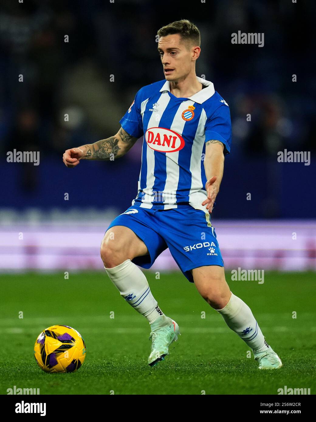Pol Lozano of RCD Espanyol (Photo by pressinphoto/Sipa USA) Credit ...