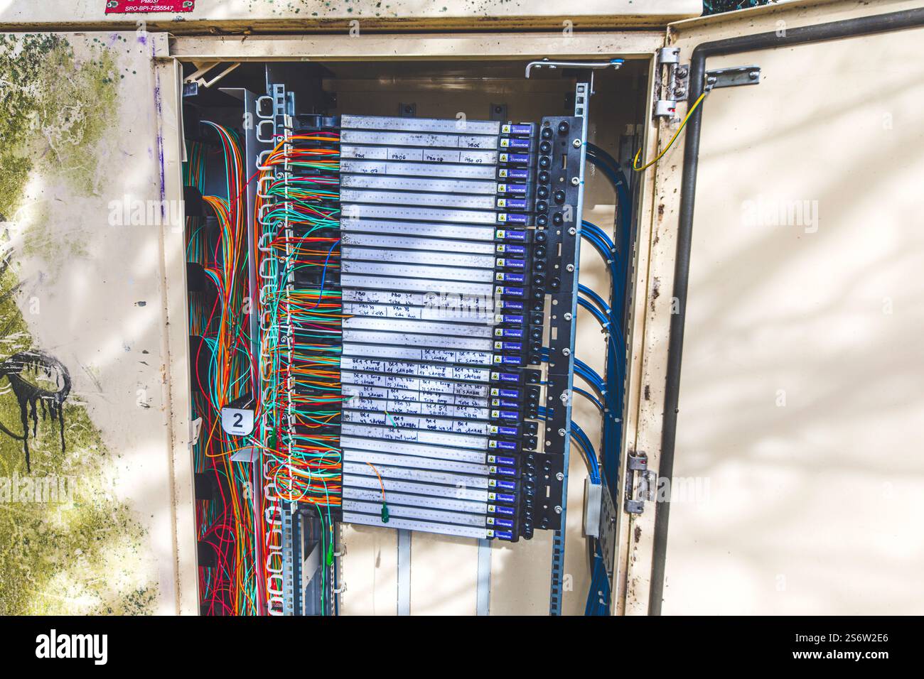 Optical fiber communication distribution hi-res stock photography and ...