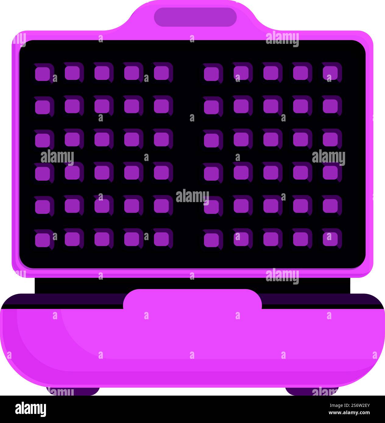 Sandwich maker icon cartoon vector. Waffle iron. Electric house ...