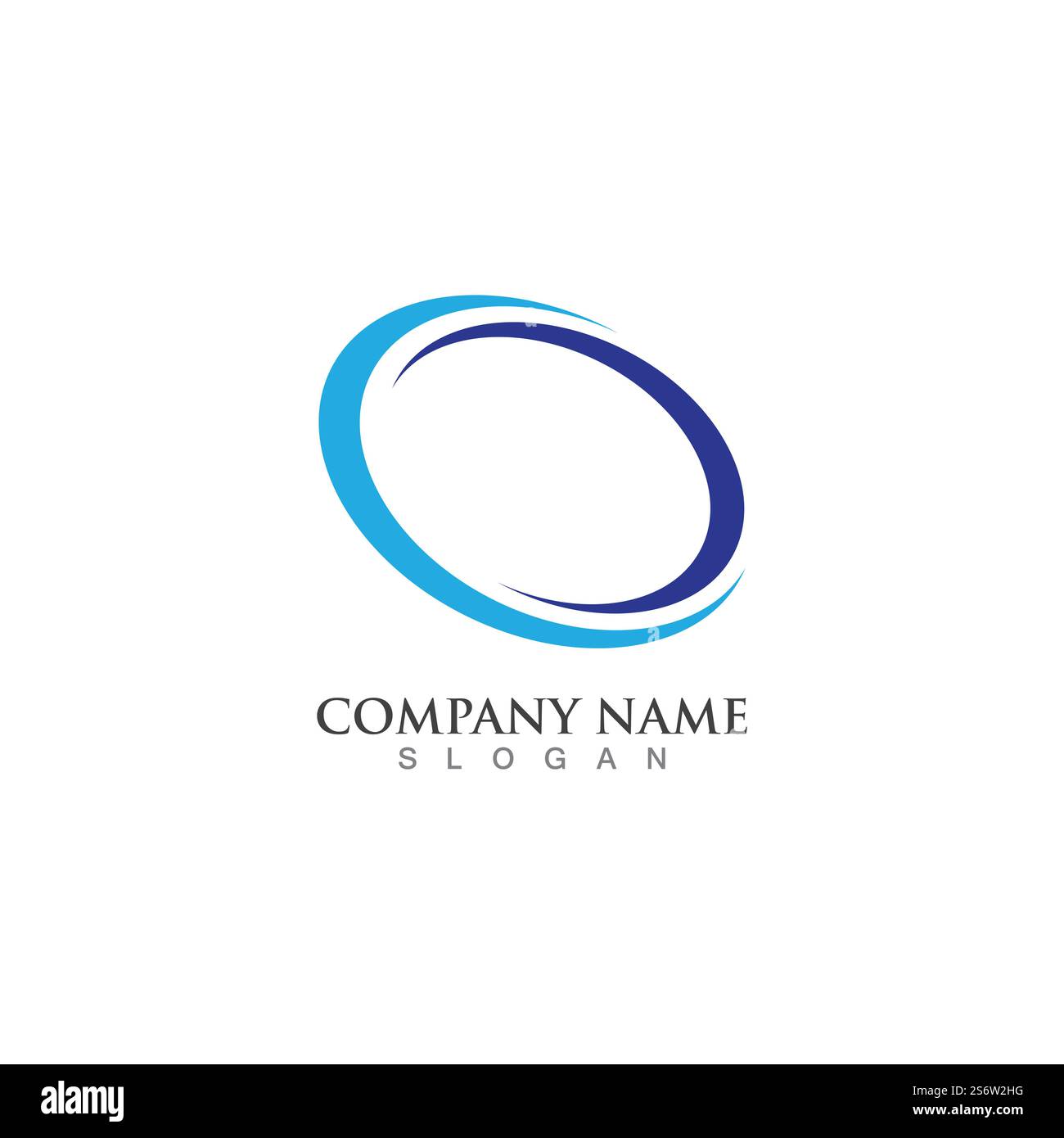 blue circle ellipse logo design Stock Vector Image & Art - Alamy