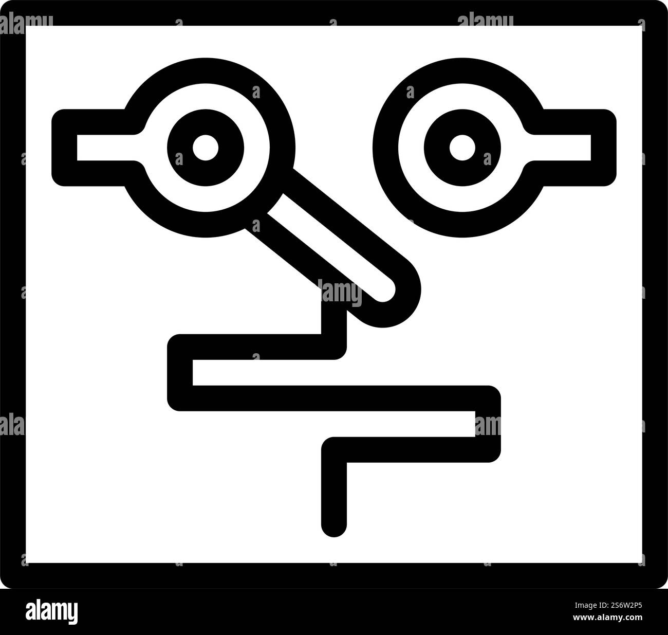 temperature switches mechanism line icon vector. temperature switches ...