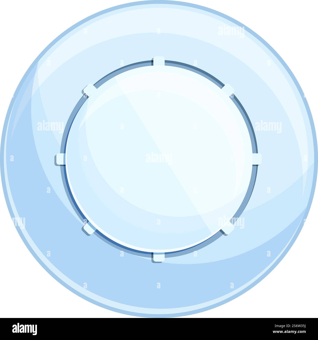 Domestic smoke sensor icon cartoon vector. Alarm detector. Fire system ...