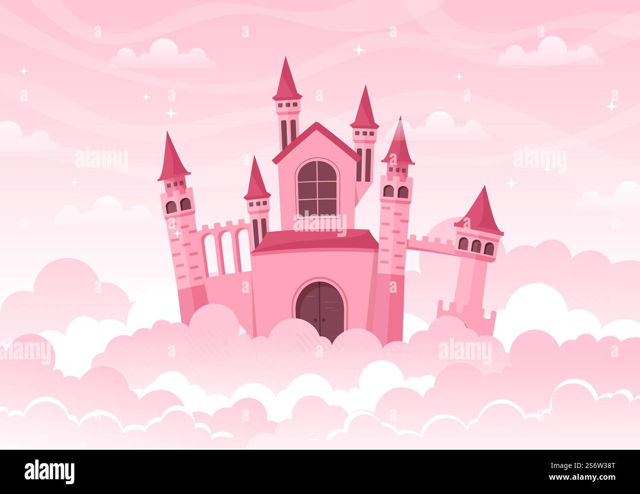 Castle with Majestic Palace Architecture and Fairytale Like Scenery in ...