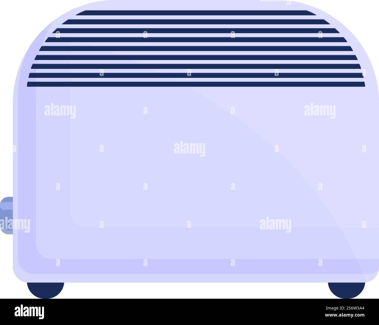 Electric radiator icon cartoon vector. Heater convector. Room wall ...