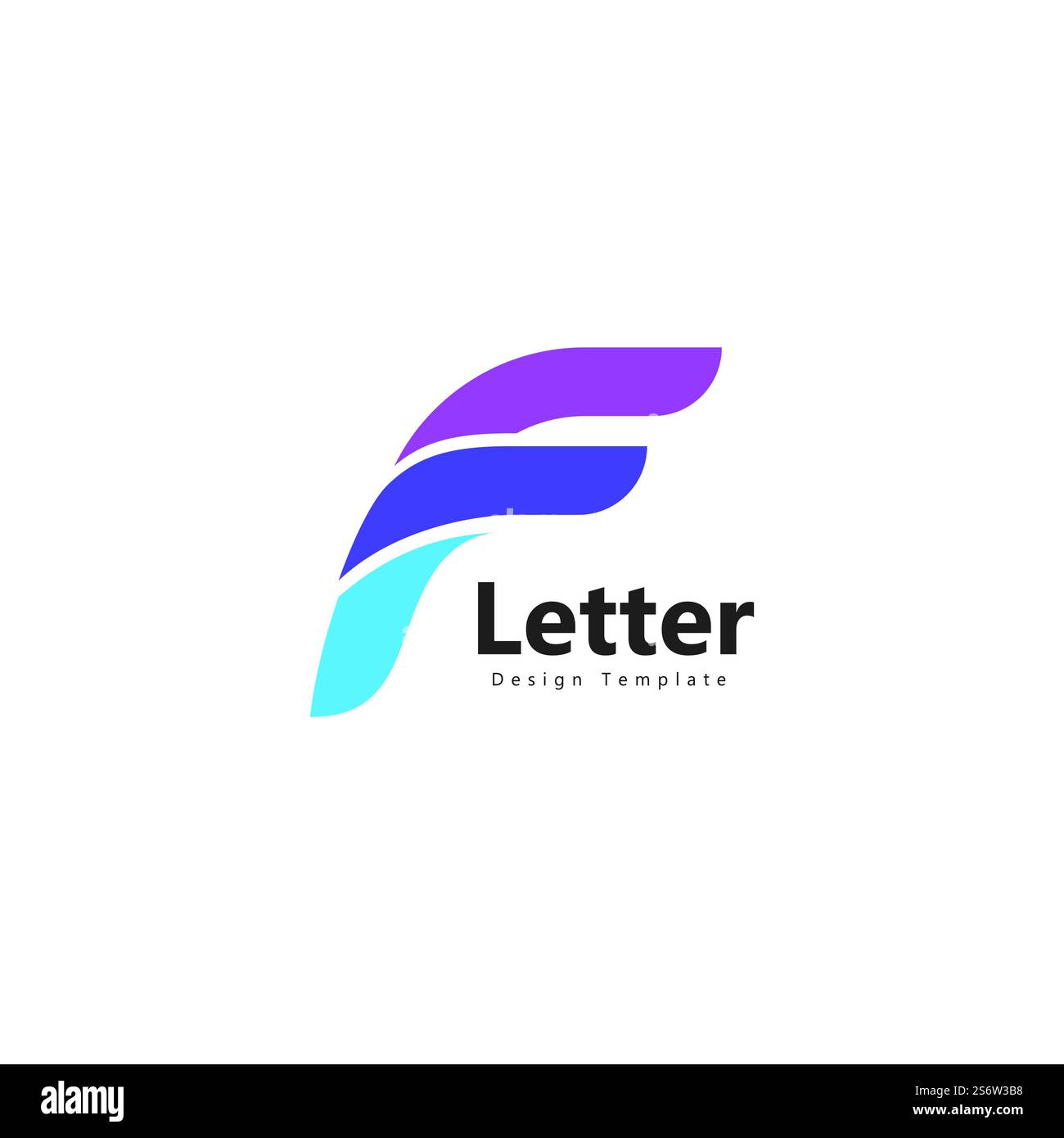 Letter F logo icon design template elements Stock Vector Image & Art ...