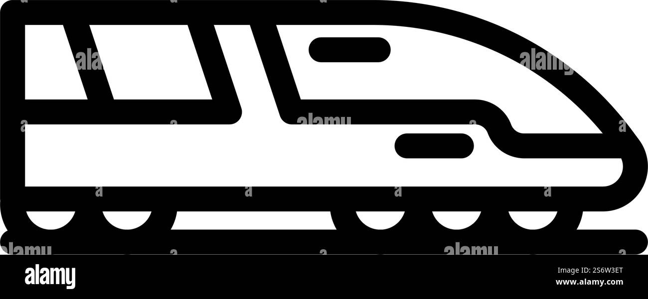railway electric line icon vector. railway electric sign. isolated ...