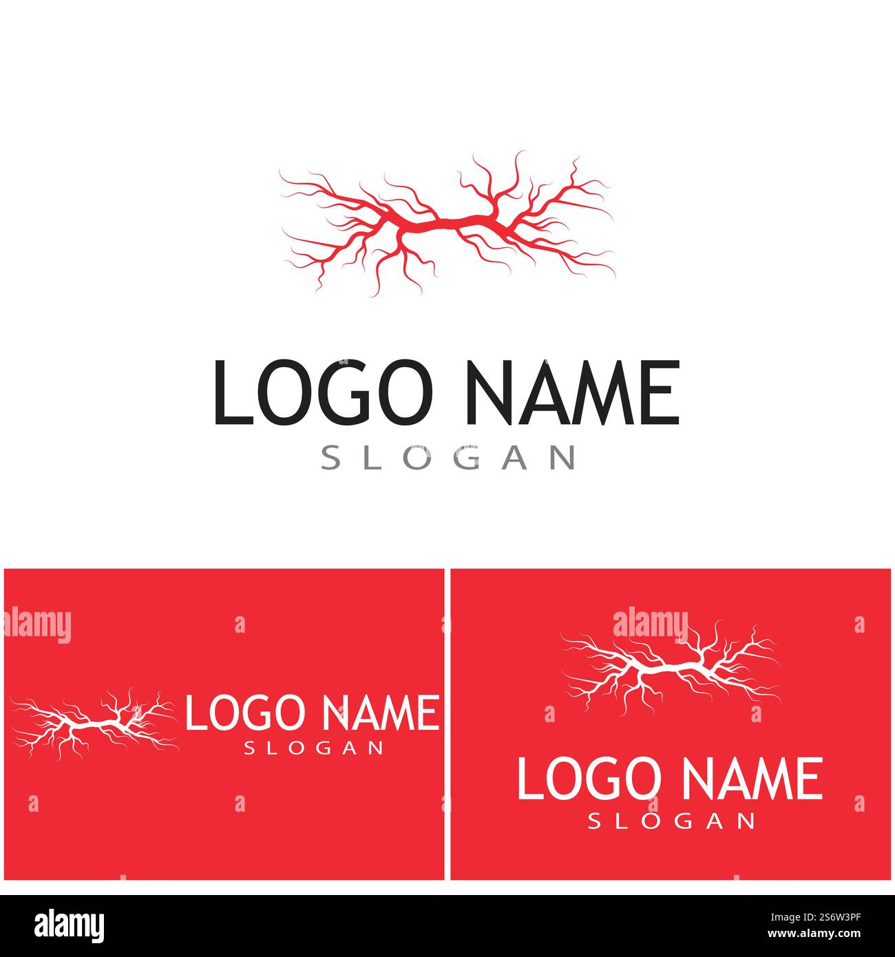 Veins Logo Template vector symbol medical design Stock Vector Image ...