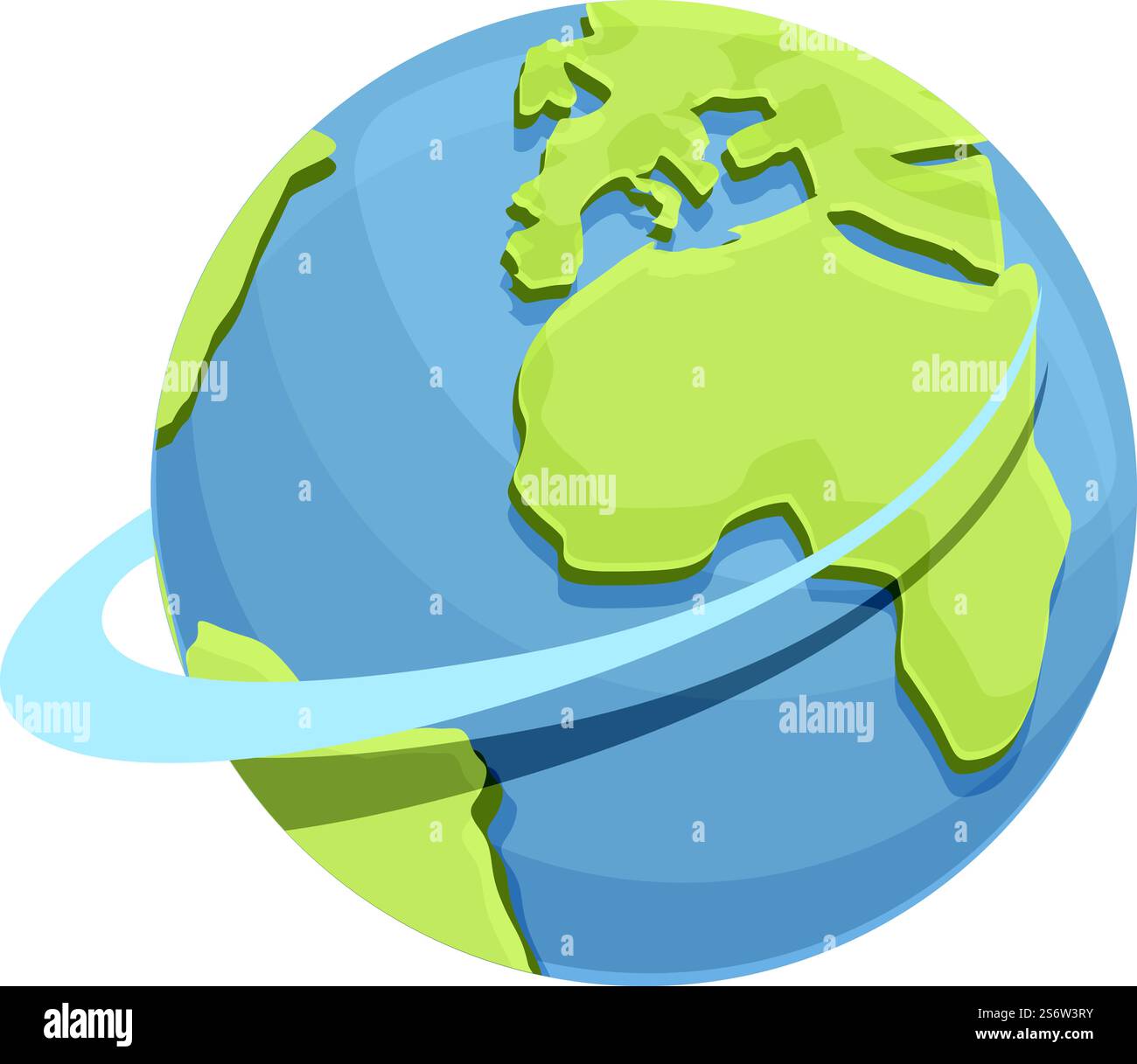 Travel world icon cartoon vector. Around globe. Earth map. Travel world ...