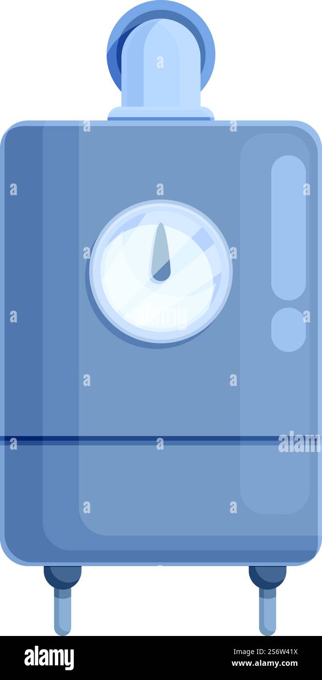 Gas boiler icon cartoon vector. House heater. Home water. Gas boiler ...