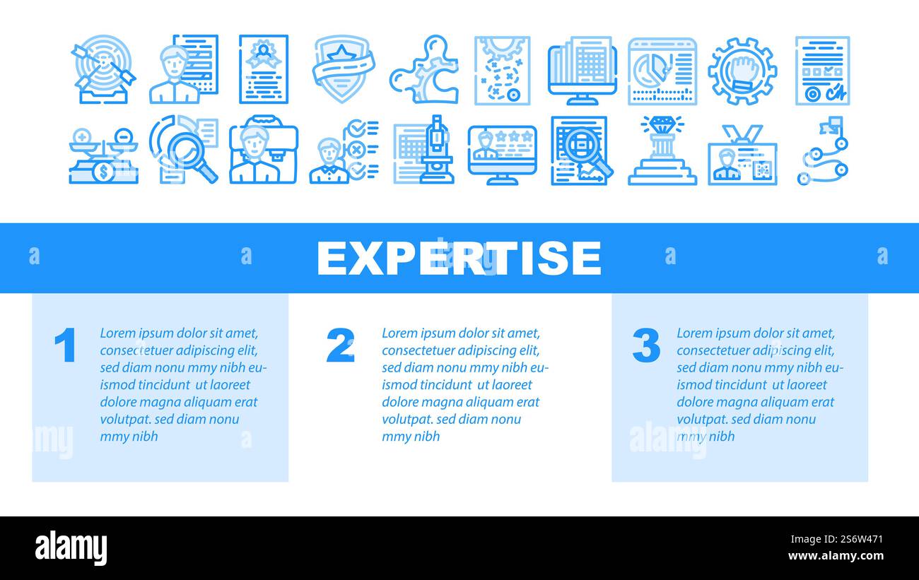 Expertise Business Processing Landing Web Page Header Banner Template ...